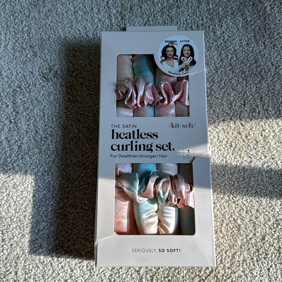 Kitsch | Hair | Kitsch Satin Heatless Curling Set Sunset Tie Dye | Poshmark